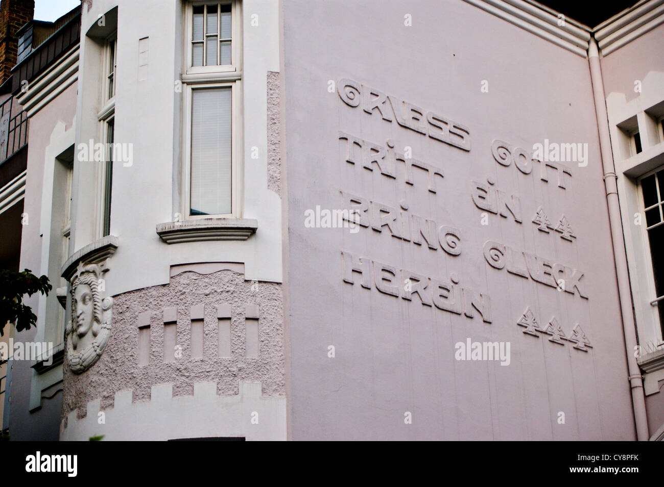 Jugendstil Art nouveau house, Stammheimer Strasse, Riehl viertel ...