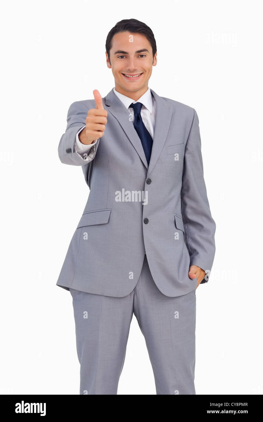Smiling attractive man in suit Cut Out Stock Images & Pictures - Alamy