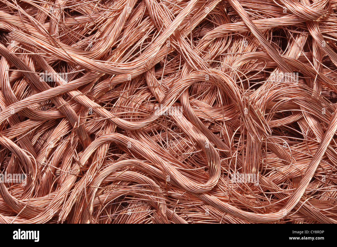 Copper wire recyclable materials Stock Photo - Alamy