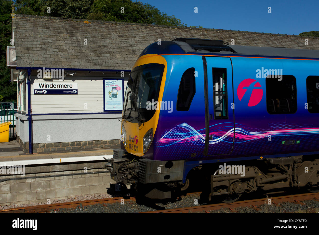 Windermere Railway Station Cumbria Lake District National Park England ...