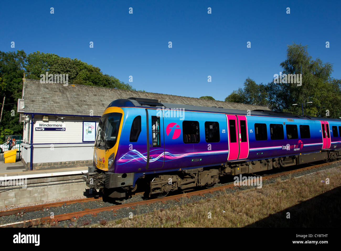 Windermere Railway Station Cumbria Lake District National Park England ...