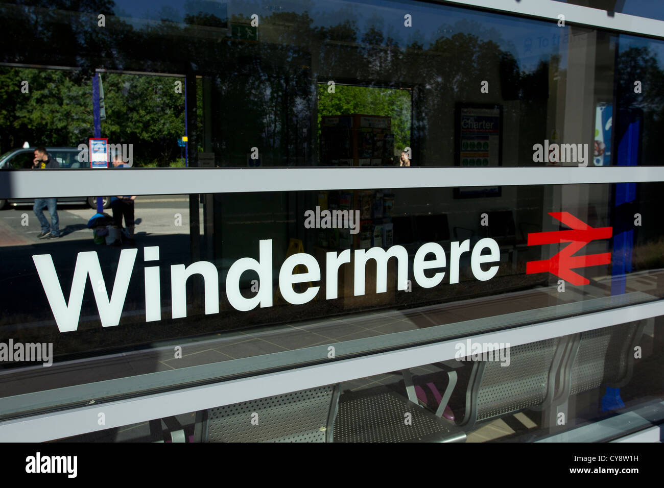 Windermere Railway Station Cumbria Lake District National Park England ...
