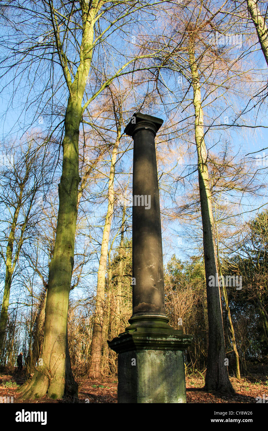 Isolated woodland folly Stock Photo - Alamy