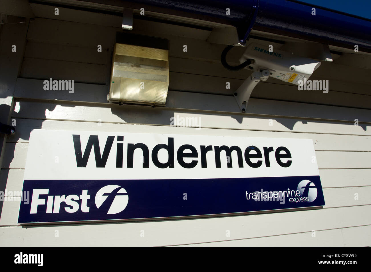Windermere Railway Station Cumbria Lake District National Park England ...