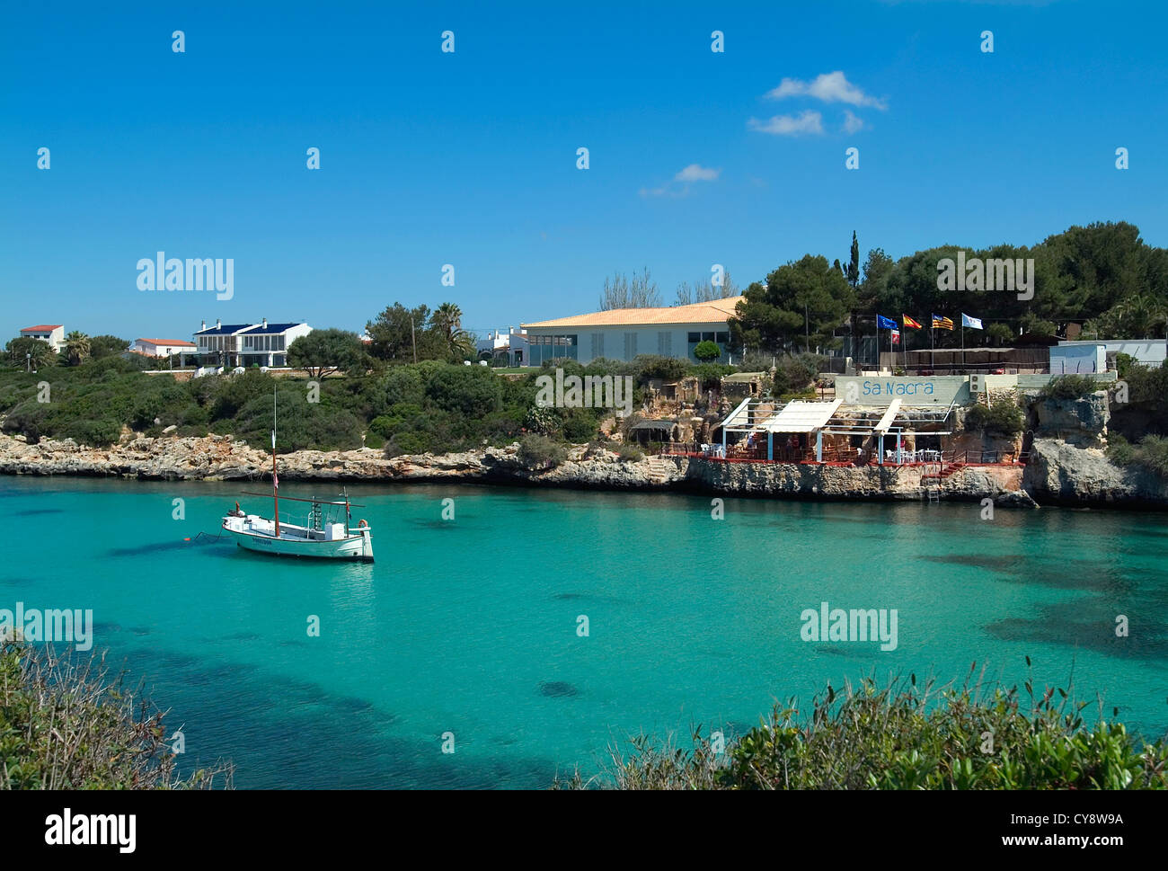Cala Santandria, Menorca, Spain Stock Photo - Alamy