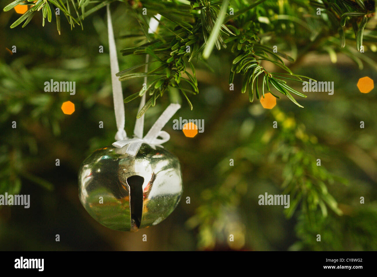 Jingle bell Christmas ornament Stock Photo - Alamy