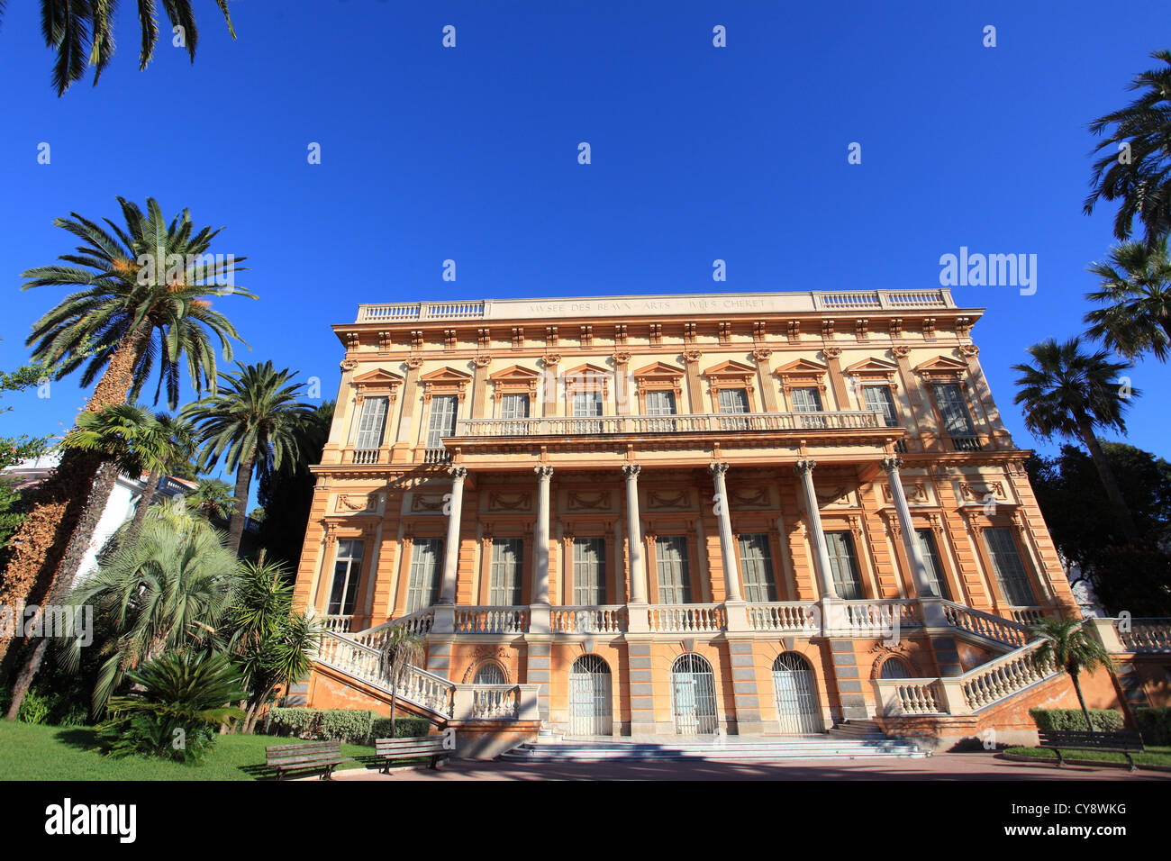 The Jules Cheret museum in Nice city Stock Photo - Alamy