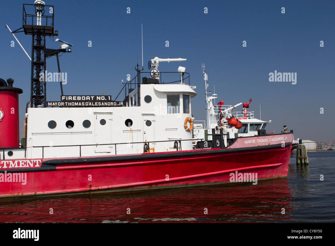 Baltimore City Fire Department Fire Boat No.1 Stock Photo - Alamy