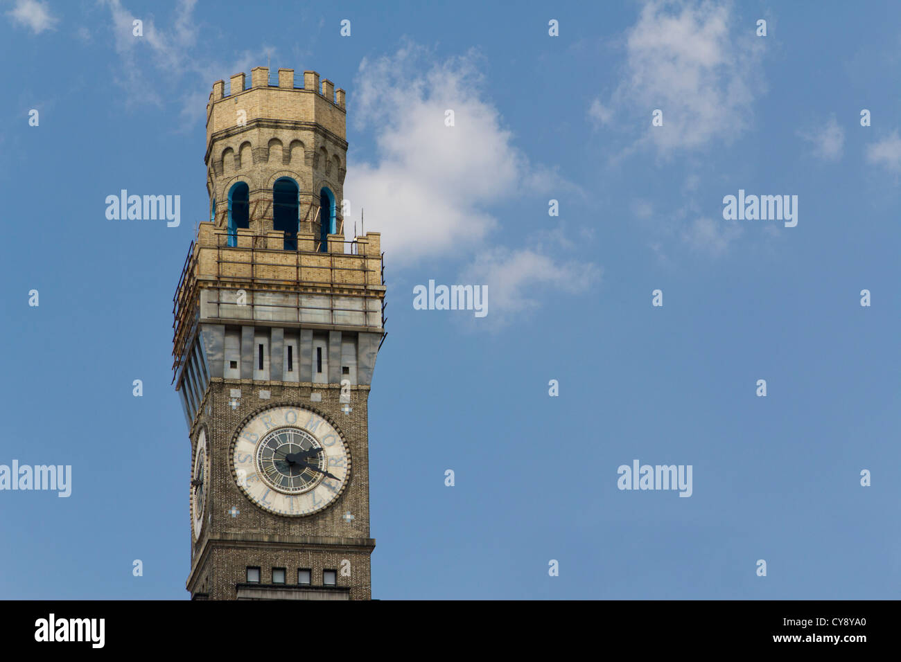 Bromo Seltzer clock tower Baltimore Maryland Stock Photo - Alamy