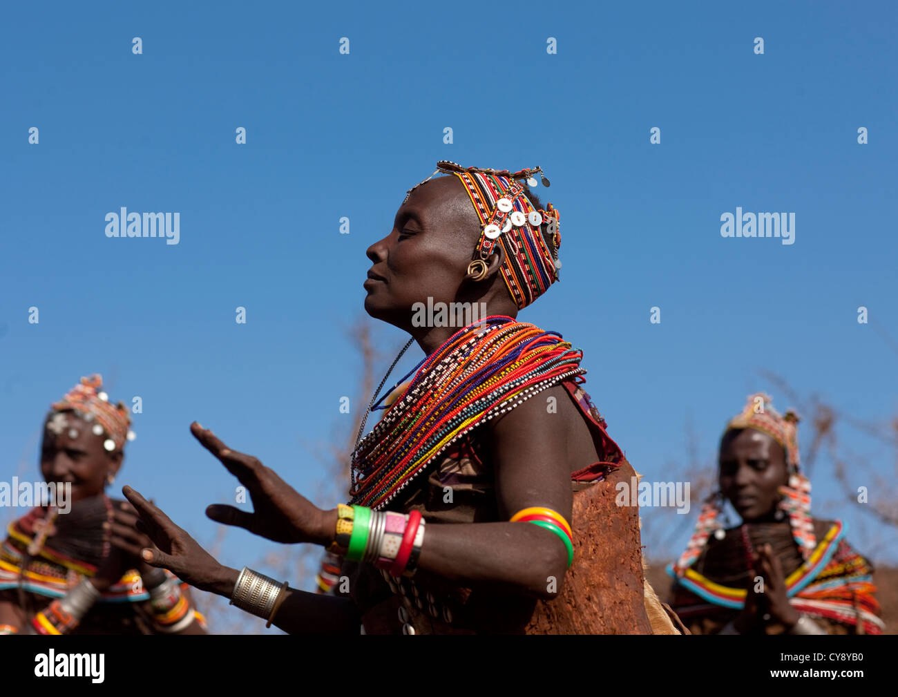 Rendille tribe with animal hi-res stock photography and images - Alamy