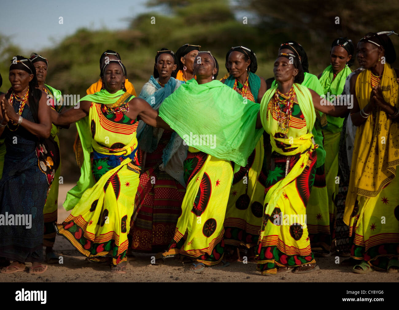 Gabbra Tribe Dance, Kenya Stock Photo - Alamy