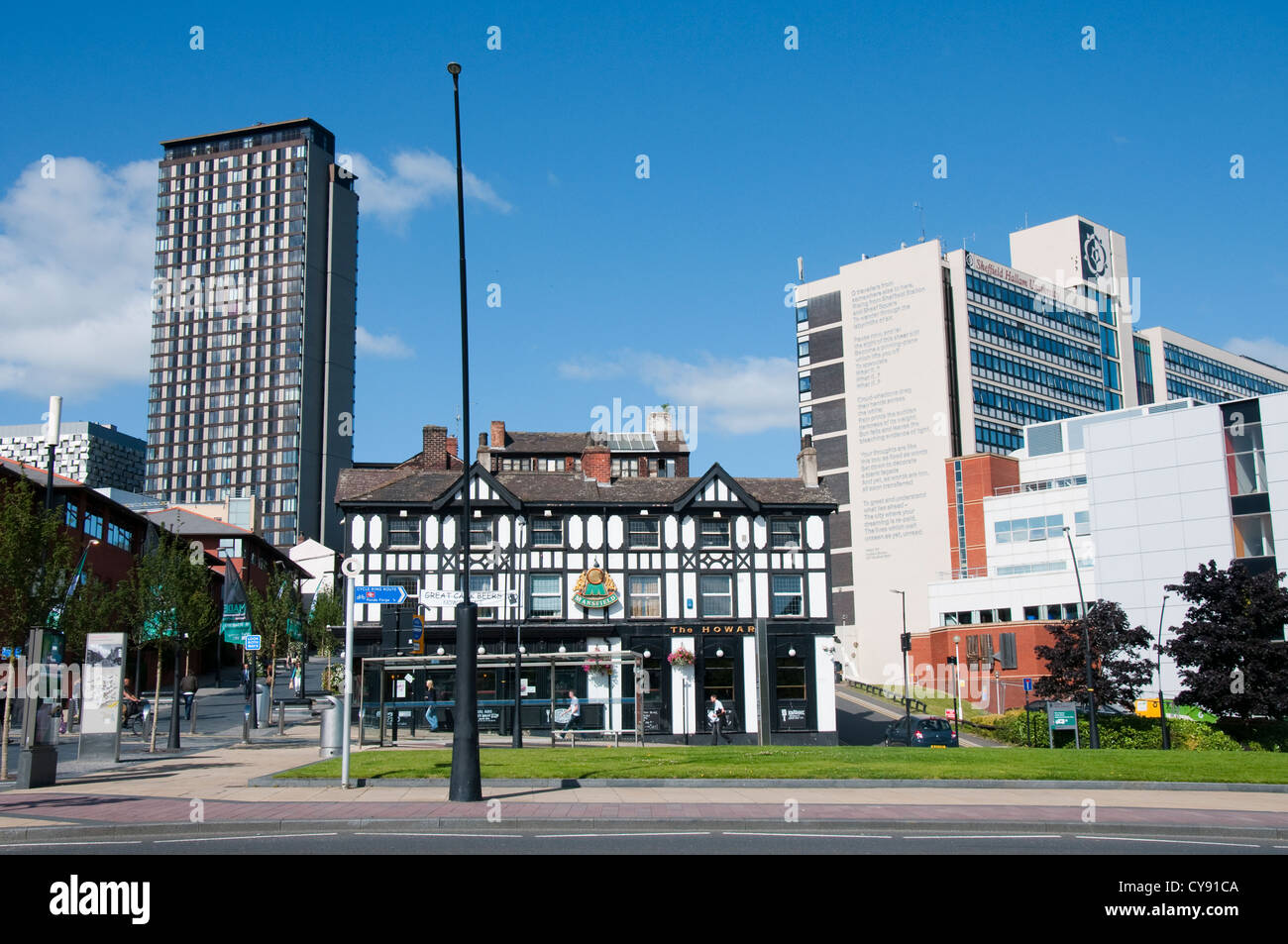 Howard Street in Sheffield City Centre, South Yorkshire UK Stock Photo ...