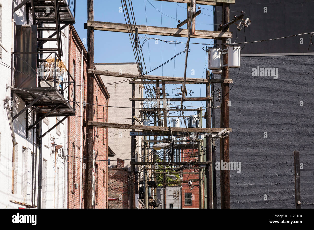 Vancouver alleyway hi-res stock photography and images - Alamy