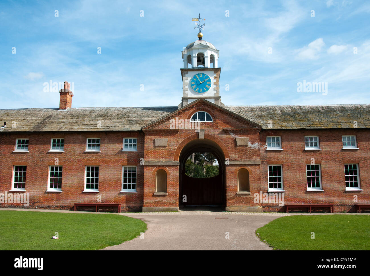 Clock Tower and Stable Block, Clumber Park Nottinghamshire England UK ...