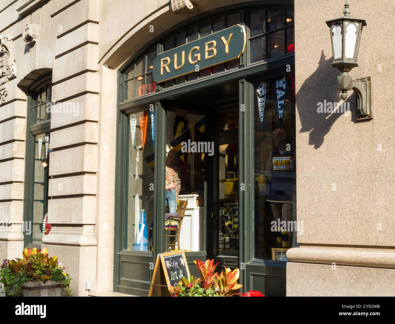 Rugby Clothing Store at 99 University Place, NYC Stock Photo - Alamy
