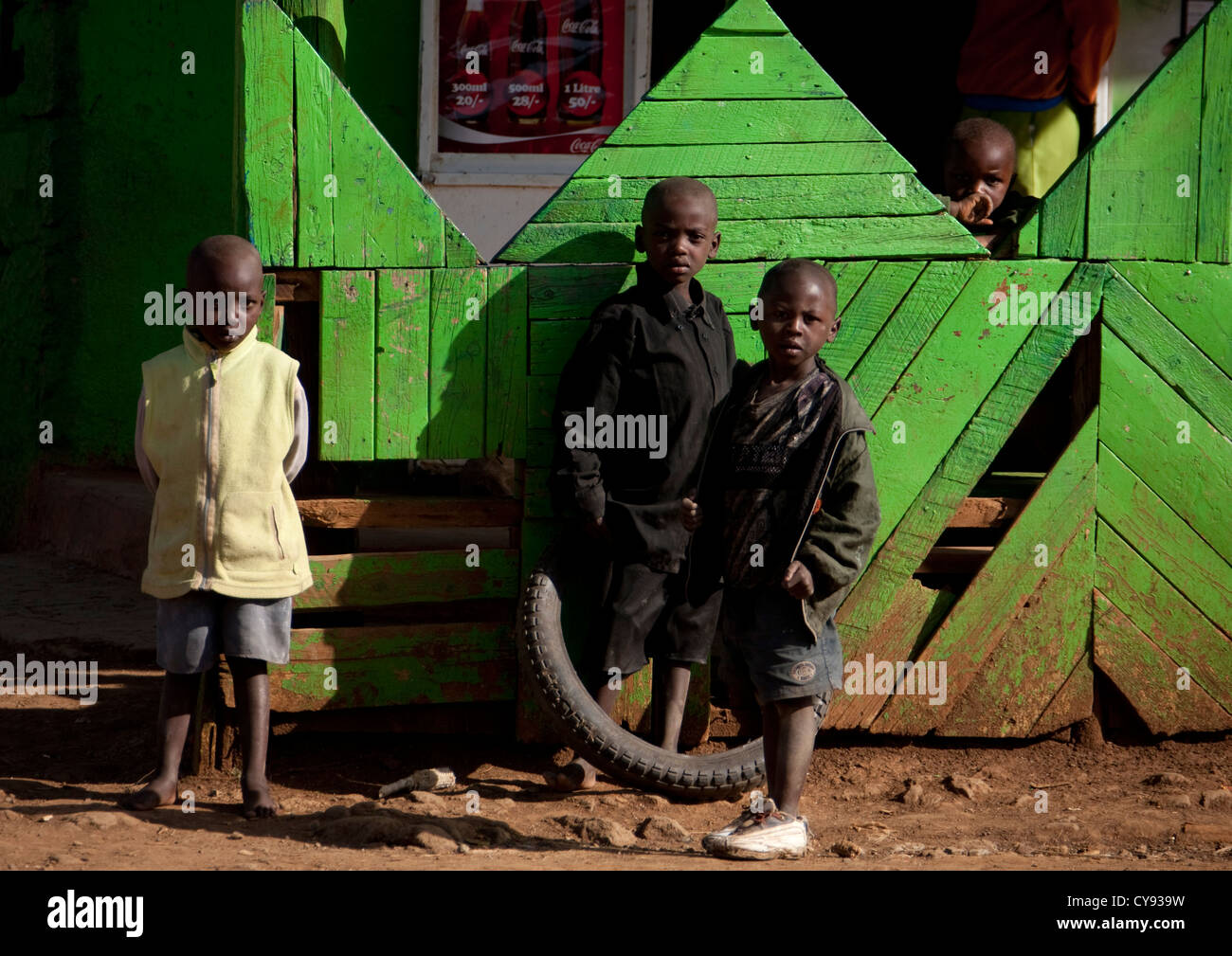 Kids In Kenya Stock Photo - Alamy