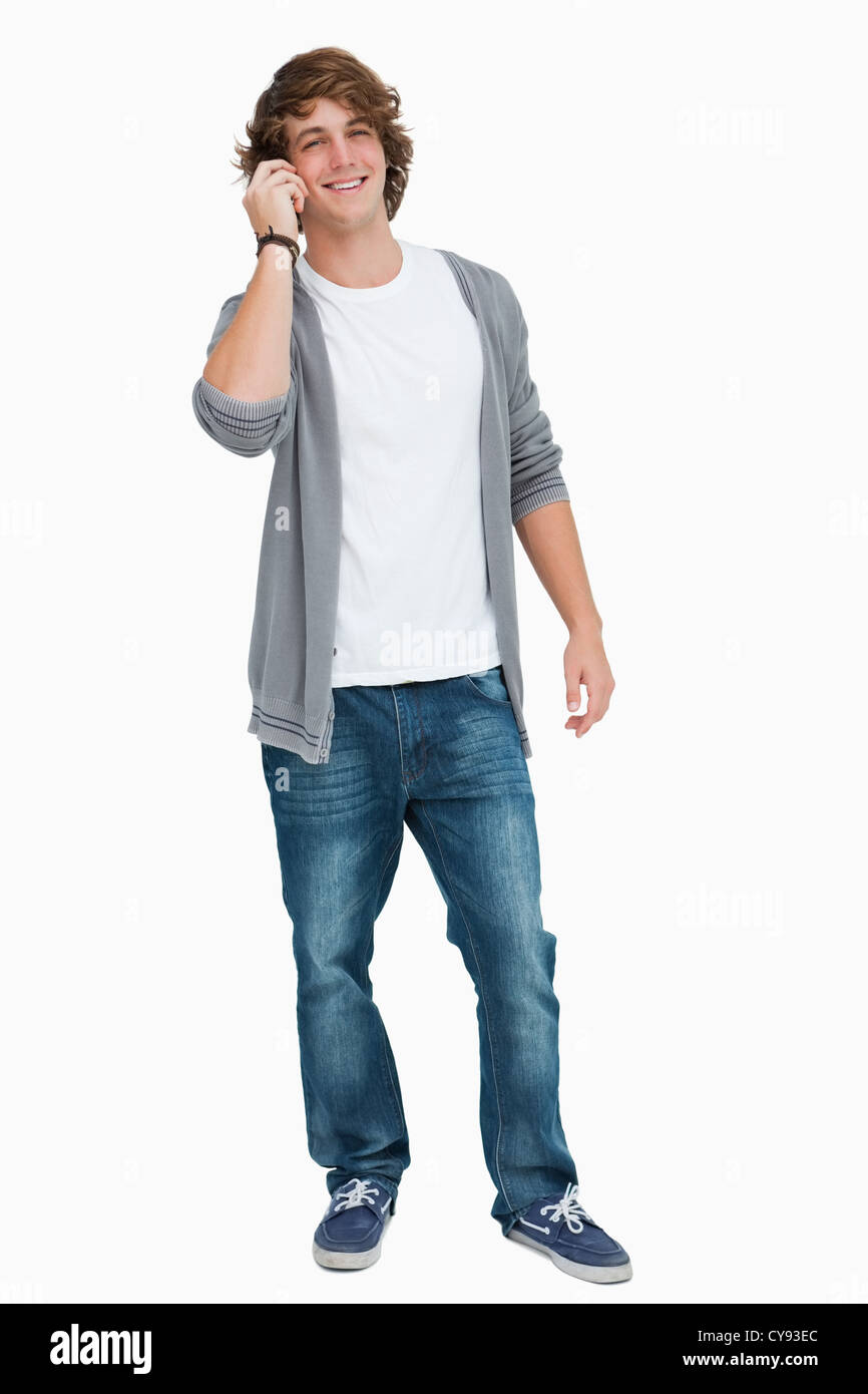 Male student talking man Cut Out Stock Images & Pictures - Alamy