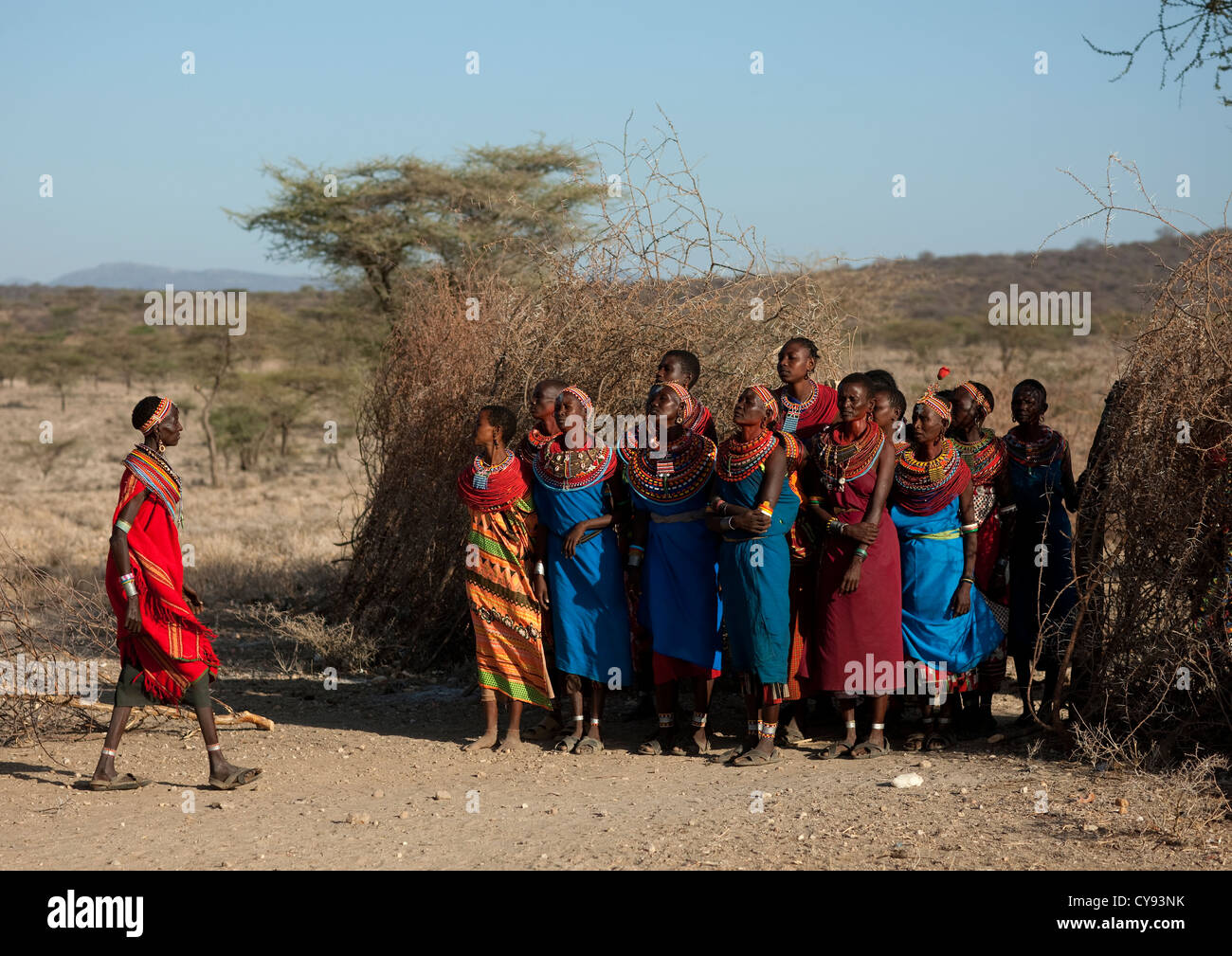 Samburu Tribe Women, Kenya Stock Photo - Alamy