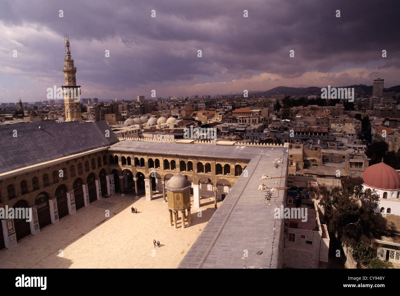mosque, damascus, syria, middle east Stock Photo - Alamy