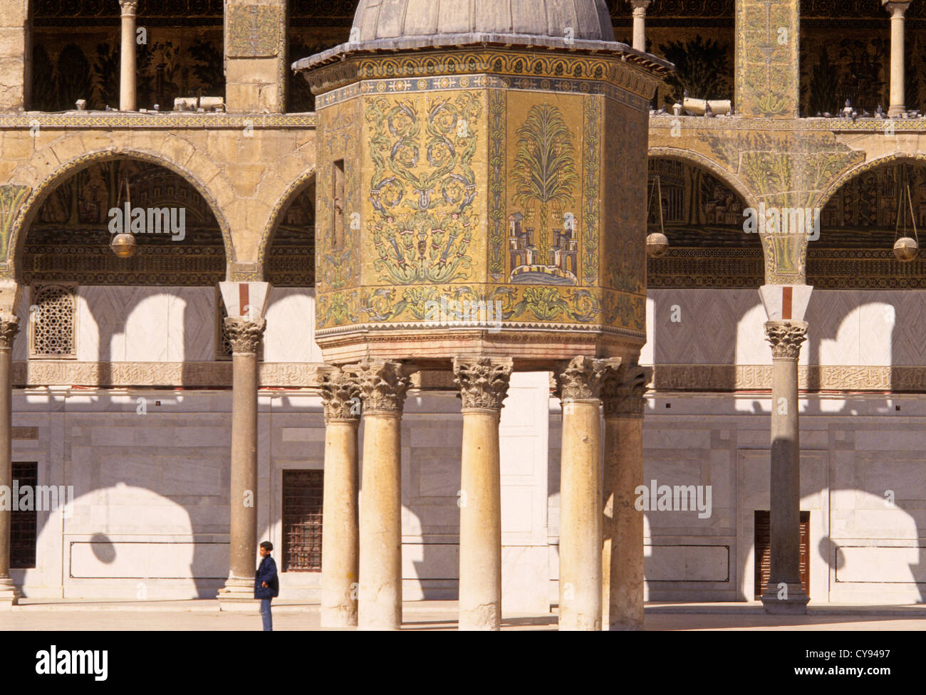 mosque, damascus, syria, middle east Stock Photo - Alamy