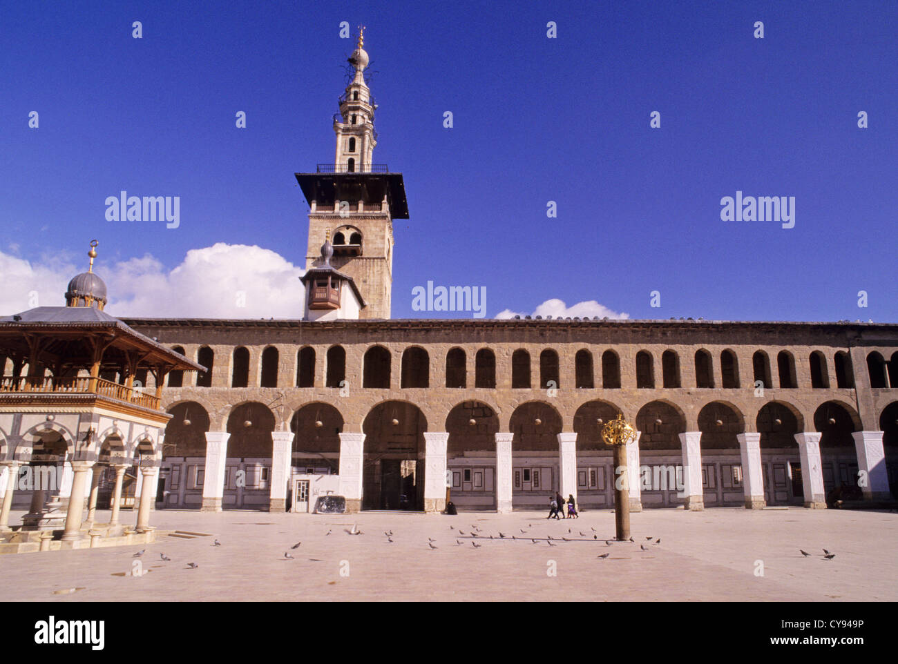 mosque, damascus, syria, middle east Stock Photo - Alamy