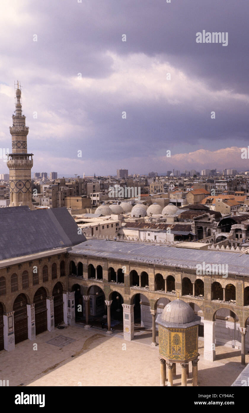 mosque, damascus, syria, middle east Stock Photo - Alamy