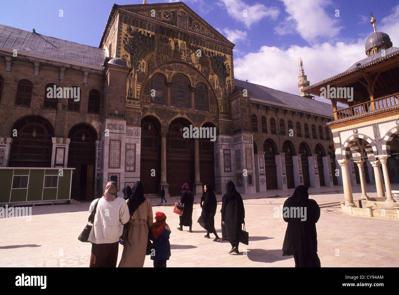 mosque, damascus, syria, middle east Stock Photo - Alamy