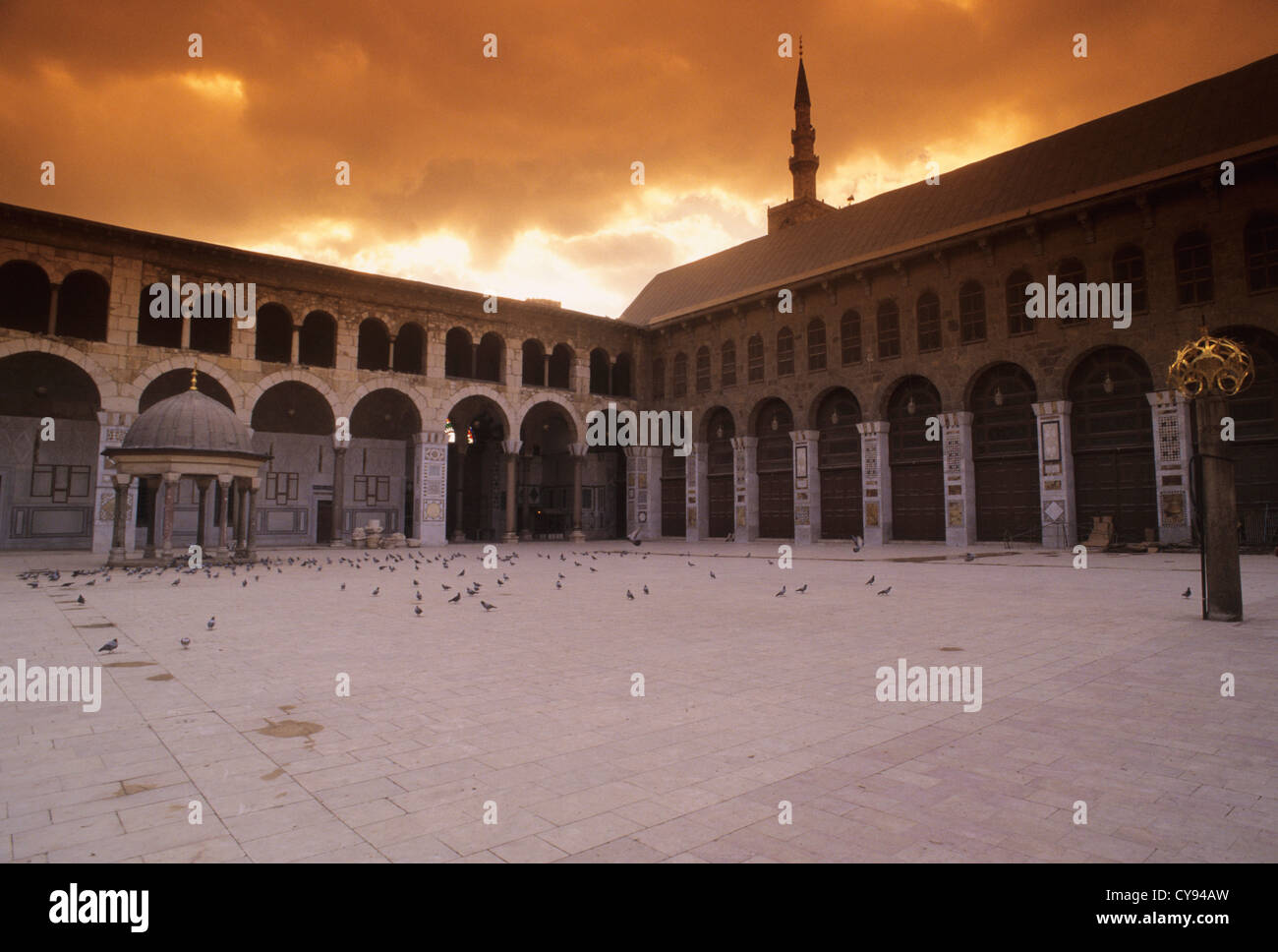 mosque, damascus, syria, middle east Stock Photo - Alamy