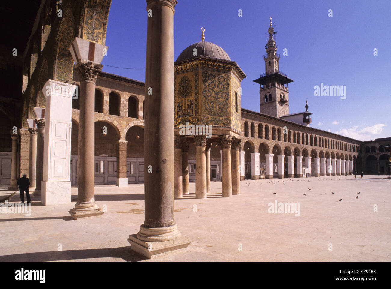 mosque, damascus, syria, middle east Stock Photo - Alamy
