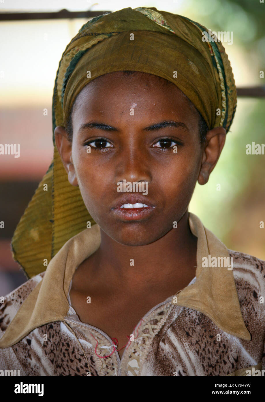 Girl From Senafe, Eritrea Stock Photo - Alamy