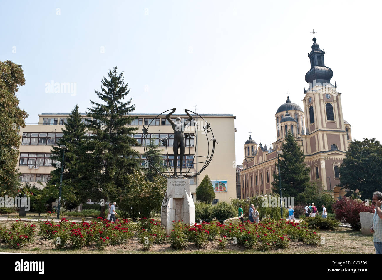 Sculpture by Francesco Perilli, 'The multicultural man will build the ...