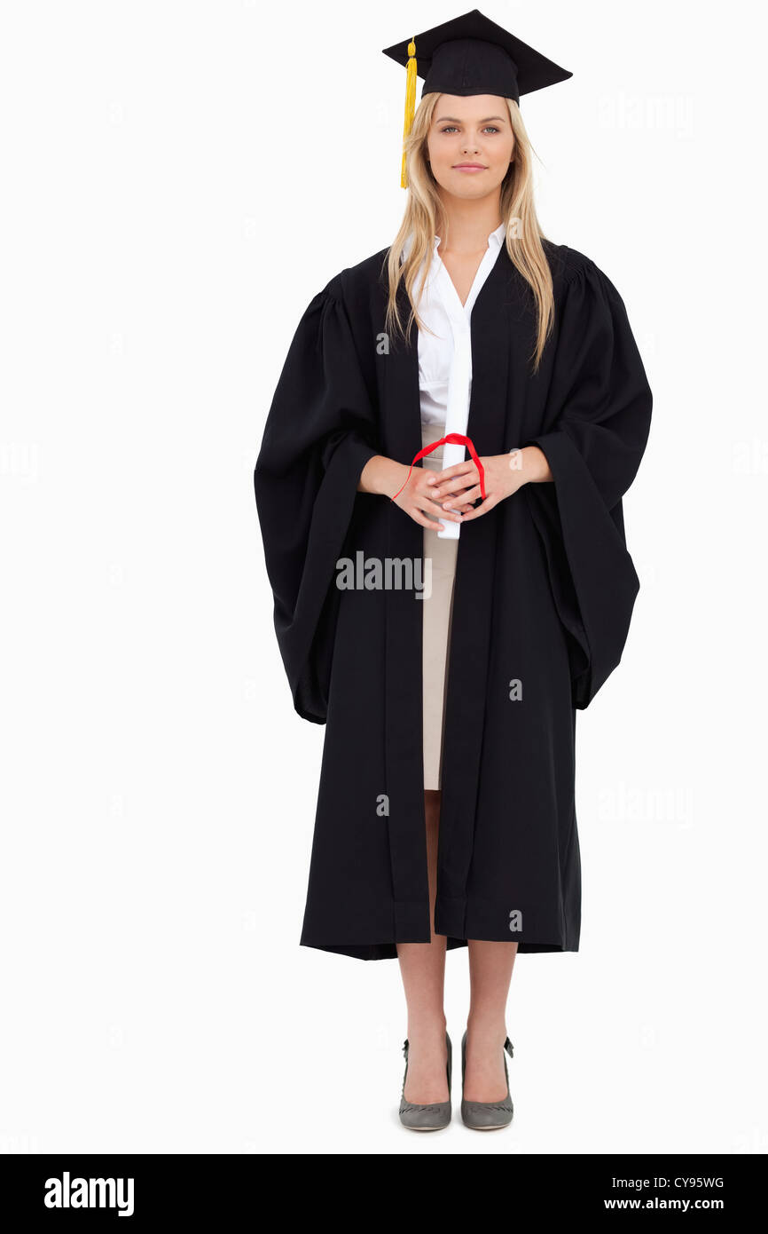 Black academic robe hi-res stock photography and images - Alamy