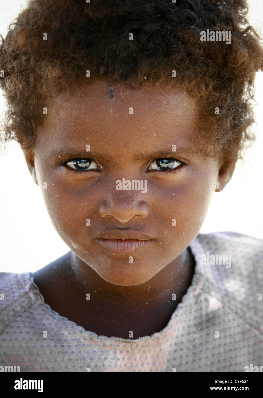 Afar Tribe Girl, Thio, Eritrea Stock Photo - Alamy