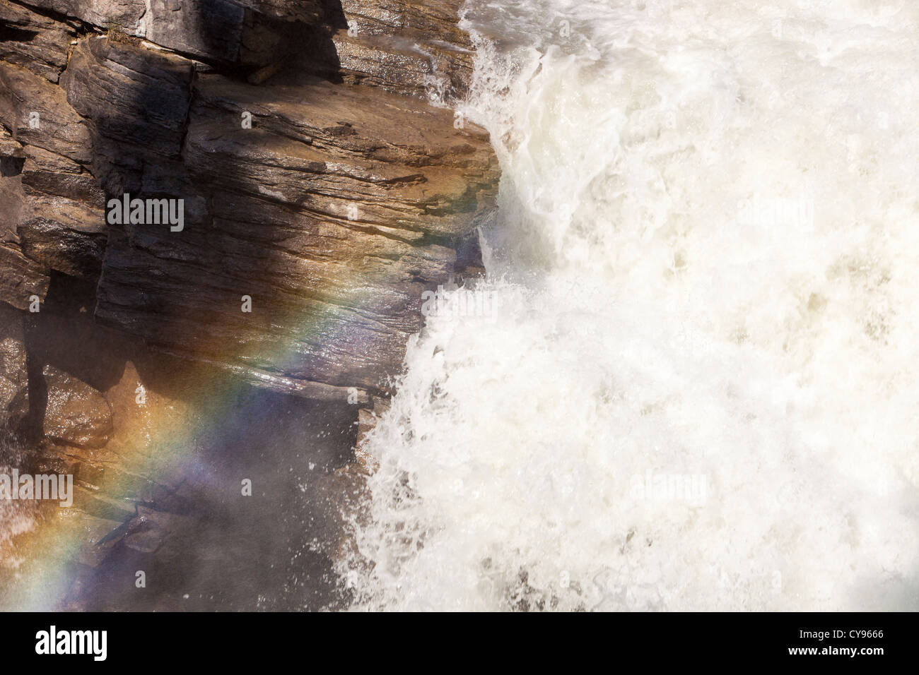 Jasper waterfall rainbow hi-res stock photography and images - Alamy