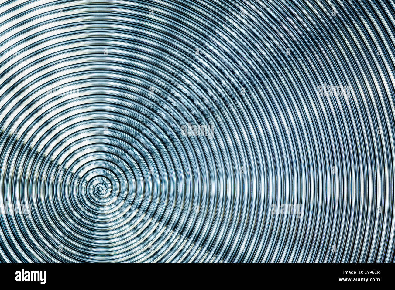 Silver bottom of pan Stock Photo - Alamy