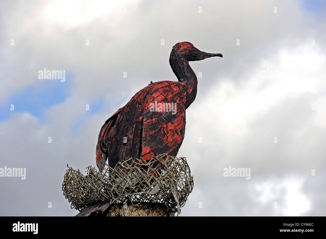 Cormorant statue hi-res stock photography and images - Alamy