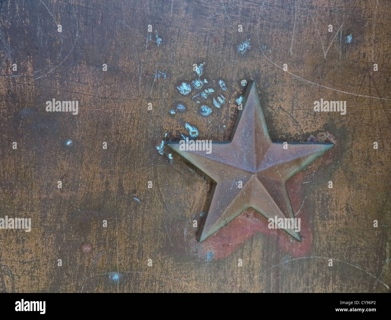 stars metal background weathered military grunge texture Stock Photo ...