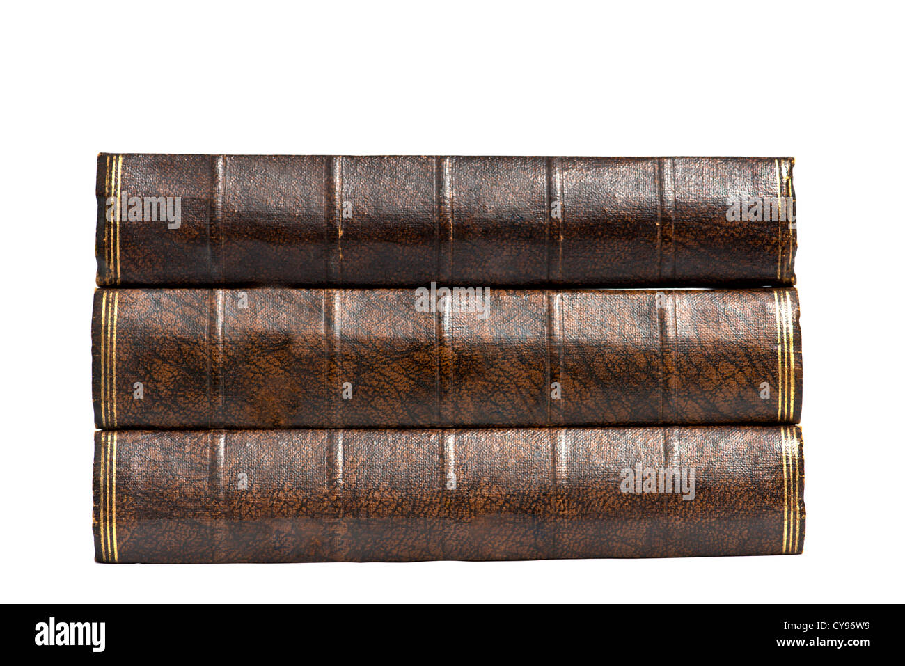 Antique Books Stack Spines Cut Out Stock Images And Pictures Alamy