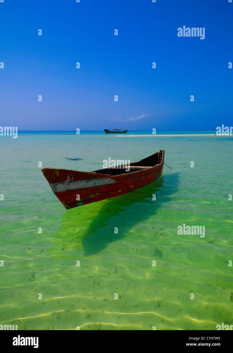 Boat On Dahlak Archipelago, Eritrea Stock Photo - Alamy