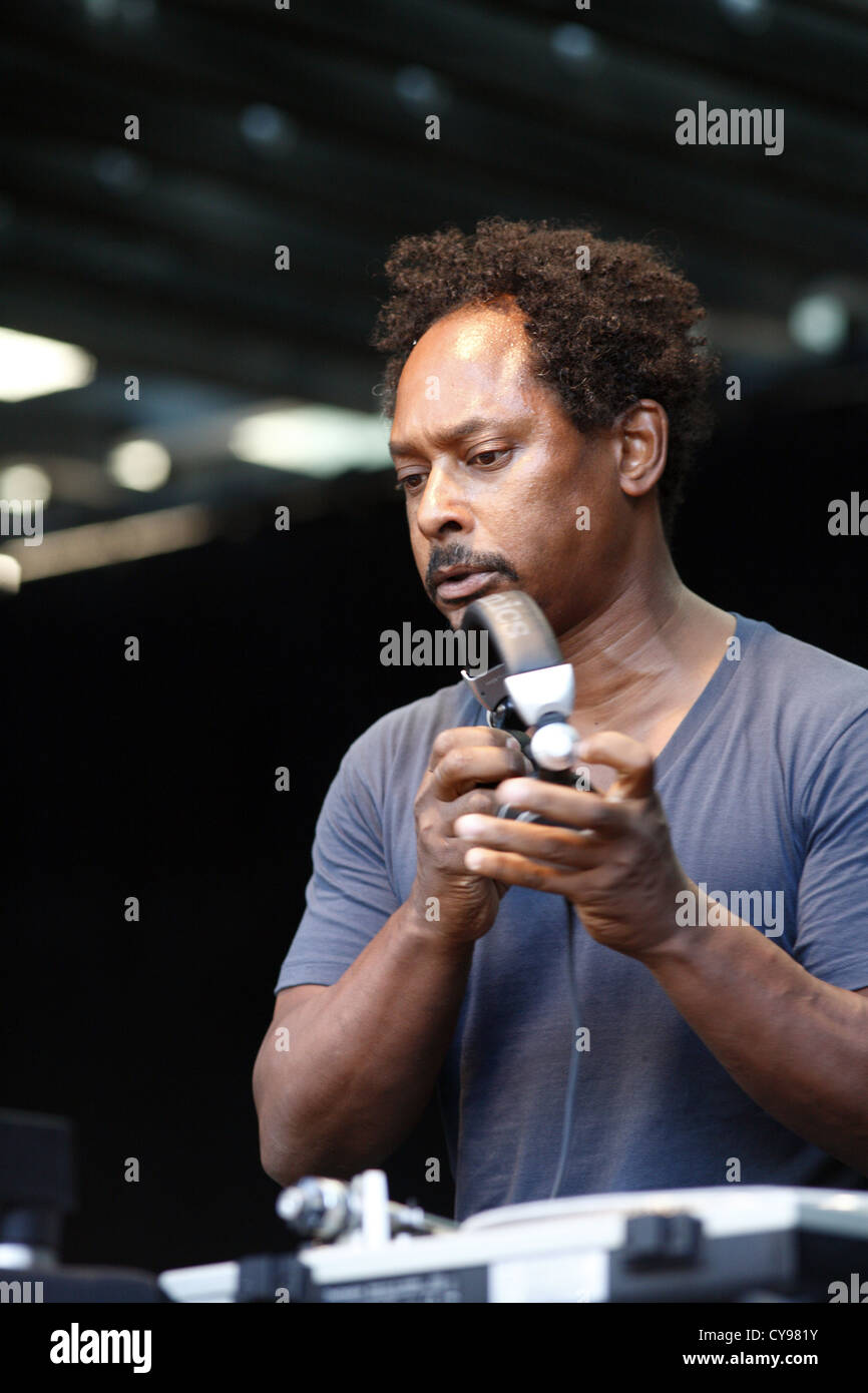 Derrick May in live concert in concert in Montpellier, France Stock ...