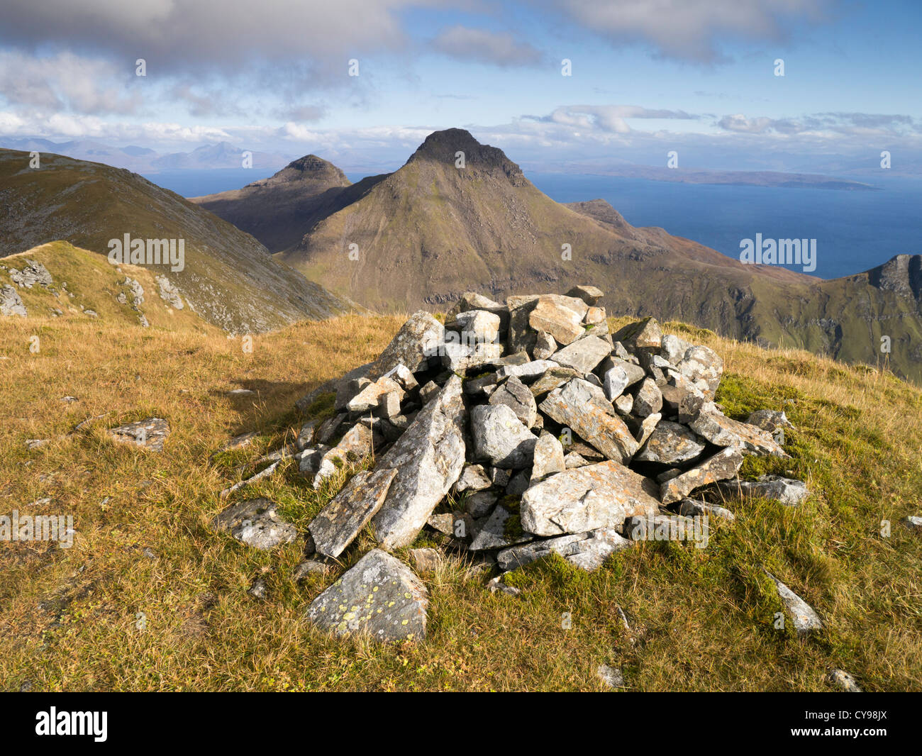Askival on the Cuillin Ridge of Rum Stock Photo - Alamy