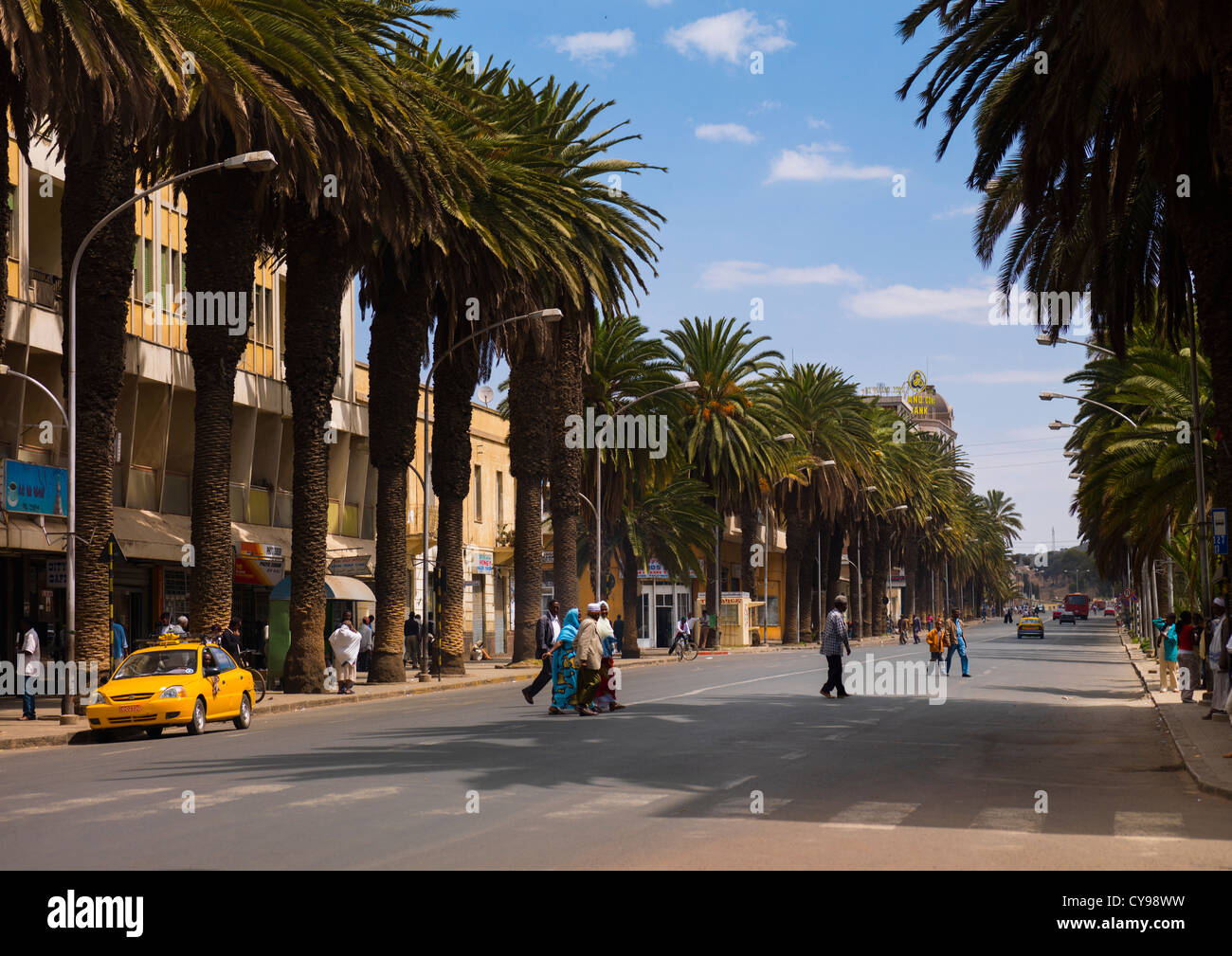 Harnet Avenue, Asmara, Eritrea Stock Photo - Alamy