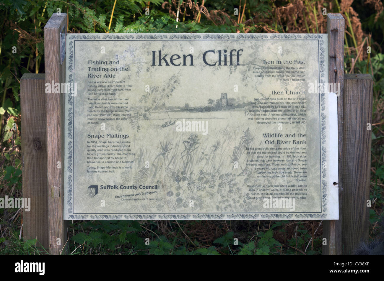 Iken cliff suffolk hi-res stock photography and images - Alamy
