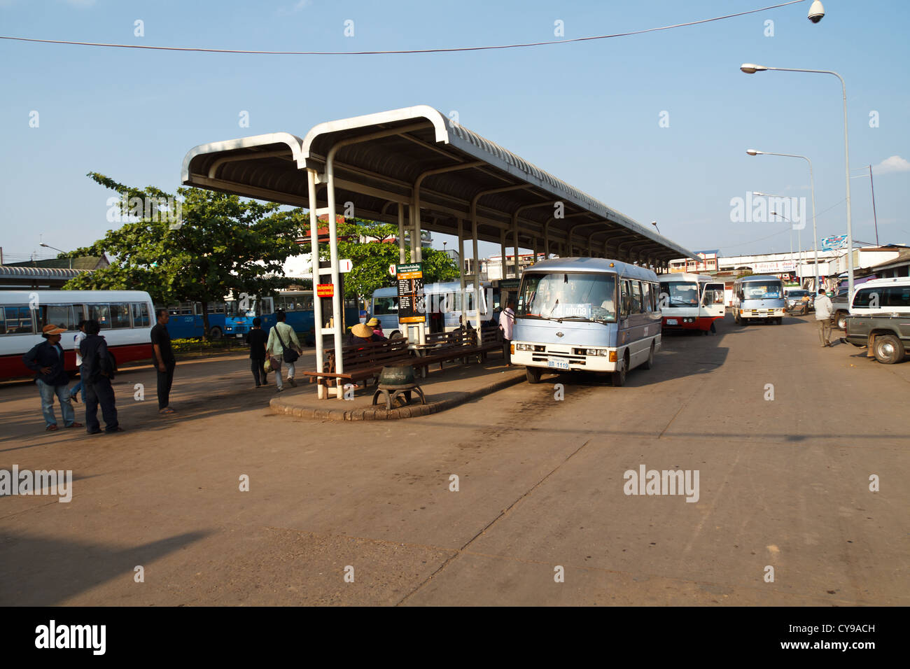 Bus station vientiane hi-res stock photography and images - Alamy