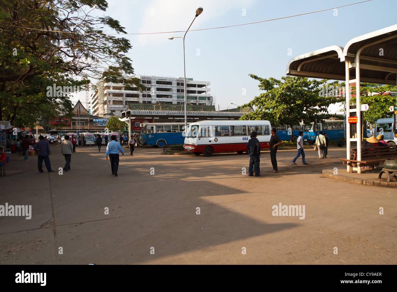 Bus station vientiane hi-res stock photography and images - Alamy