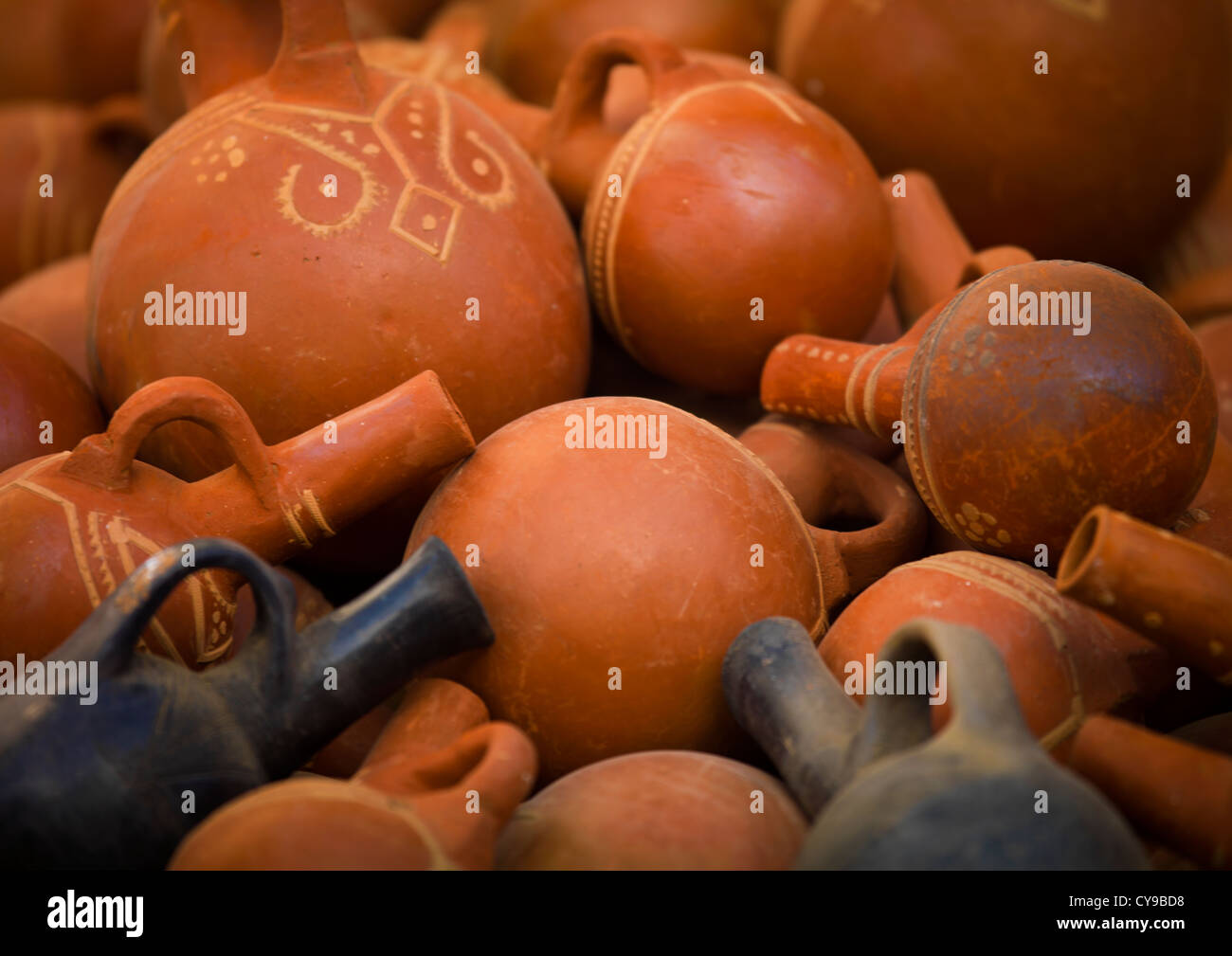 Coffee Pots In Keren Market, Eritrea Stock Photo - Alamy