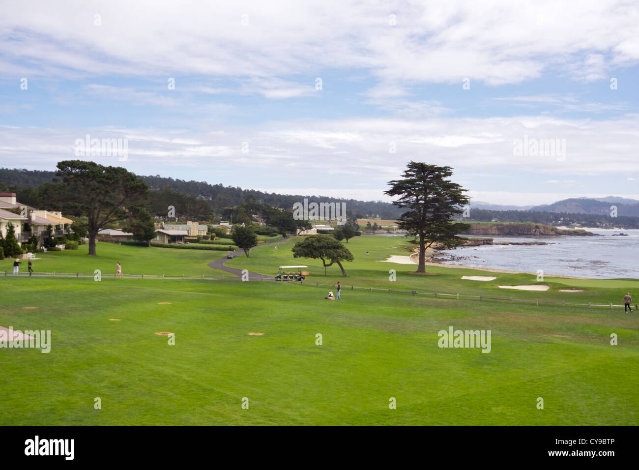 Fairways of the Pebble Beach golf course which has hosted five U.S ...