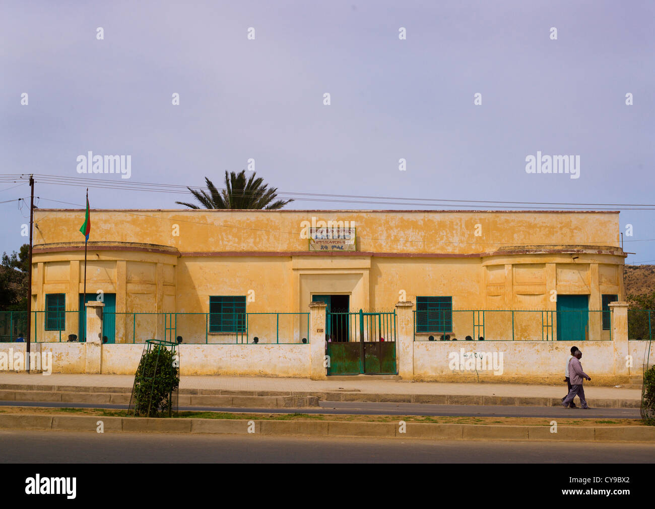 Old Italian Building In Dekemhare, Eritrea Stock Photo - Alamy