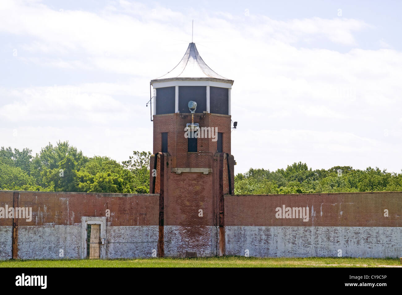 Guard tower at the former Washington DC Department of Corrections ...