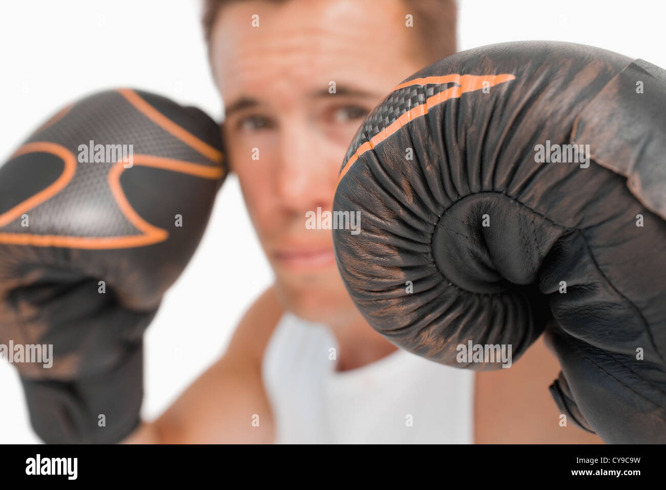 White male boxer gloves hi-res stock photography and images - Alamy